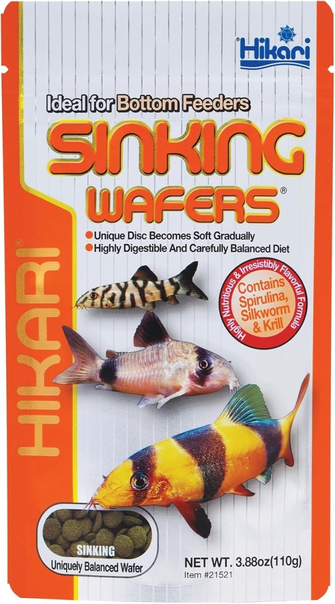 Hikari USA Sinking Wafers Rapidly Sinking Wafer Fish Food - JustFishyThing